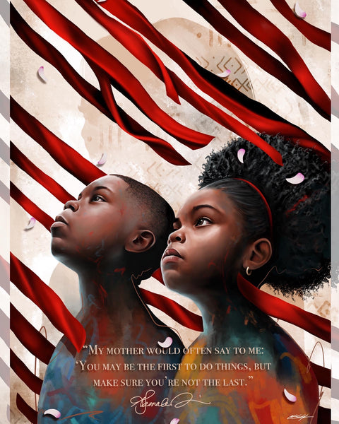 Chuck Styles Artwork for Vice President Kamala Harris BHM Event – Art ...