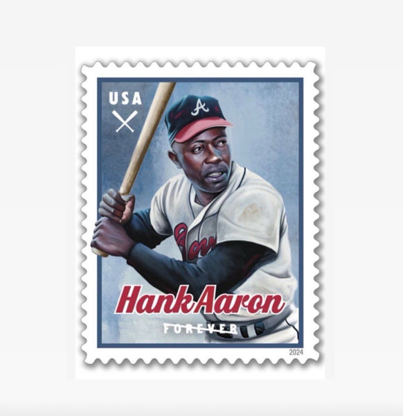 Chuck Styles x USPS Hank Aaron Stamp – Art of Chuck Styles
