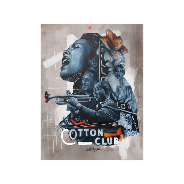 Roses in Harlem Satin Poster – Art of Chuck Styles